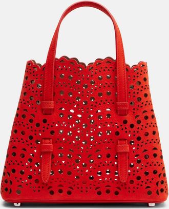 Alaia Ala&iuml;a Sac Mina 20 Vienne en cuir