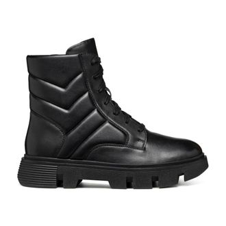 Geox Schwarze Damen Stiefeletten - - Shoes - Damen - Schwarzk - 37 EU