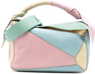 Loewe Hobo Bags - Medium Multicolor Leather Puzzle Satchel - Gr. unisize - in Gold - f&uuml;r Damen