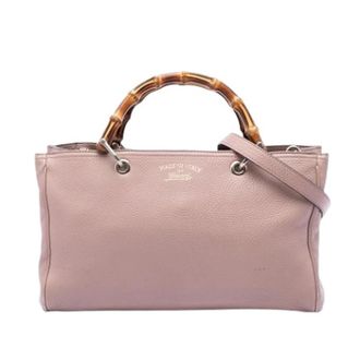 Gucci Pre-owned Medium Bamboo Shopper - - Pre-owned - Damen - Rosa - ONE SIZE