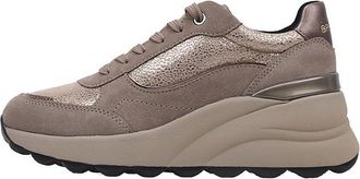 Geox Damen D SPHERICA EC13 A Sneaker, Taupe, 40 EU