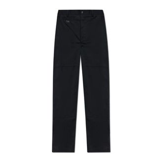 Dolce & Gabbana Baumwollhose mit N&auml;hten - - Trousers - Herren - Schwarzk - L