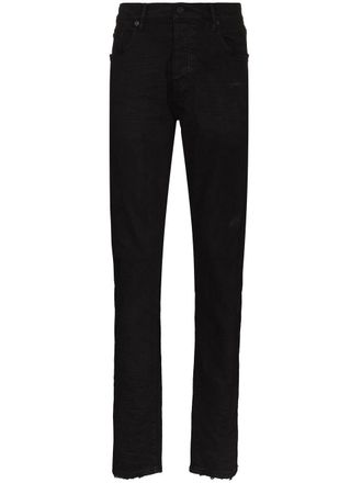 Purple Tief sitzende Skinny-Jeans - Schwarz
