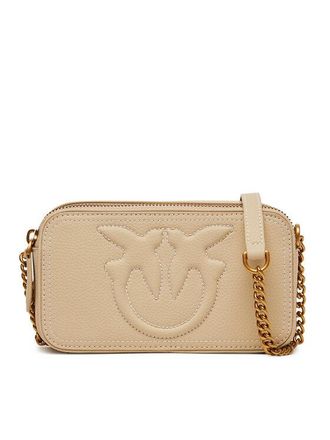 Pinko Handtasche Carrie Camera Case Mini 103799 A1LF Beige