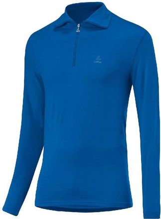 LOEFFLER Herren Transtex Basic CF Zip Longsleeve, marin, 54