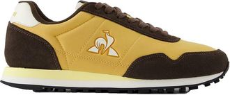 Le Coq Sportif Unisex Astra_2 Sneaker, Spruce Yellow Chocolate Brown, 44.5 EU