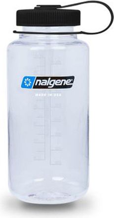 Nalgene Flasche Everyday Weithals - 1 L, klar, Deckel schwarz