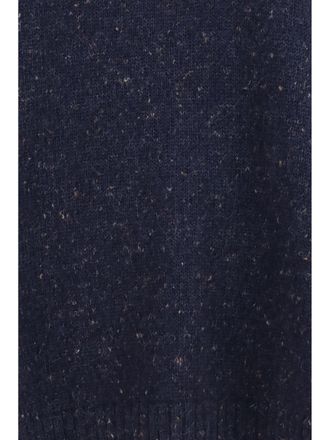 Fabiana Filippi Boucl&eacute; Knit with Lurex Sweater - Navy