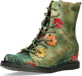 Laura Vita Bottines Femme Ercnaulto 212, Pointure:39 EU, La Couleur:Vert