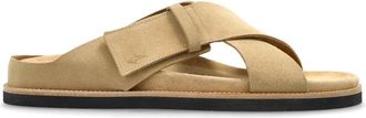 Paul & Shark Homme, Chaussures, Beige, Taille: 41 EU Suede Slides