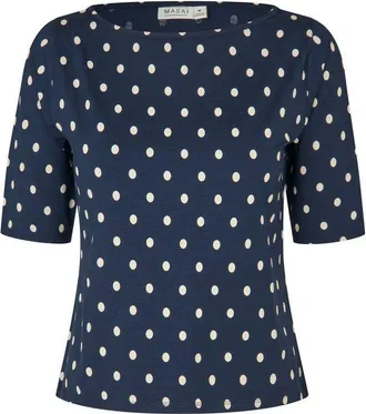 Masai Businessshirt MaBavessa Polka Dots, leicht taillierter Schnitt