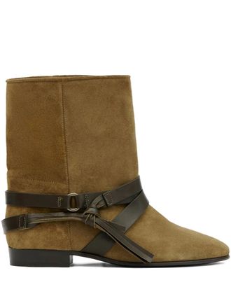 Isabel Marant Rejen Stiefel mit Riemen - Braun