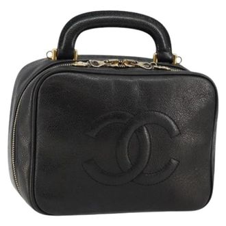 Chanel Pre-owned Vintage Leder Handtasche - - Pre-owned - Damen - Schwarzk - ONE SIZE