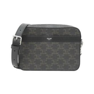 Celine Pre-owned Small Messenger Triomphe Canvas Shoulder Bag - - Pre-owned - Damen - Schwarzk - ONE SIZE