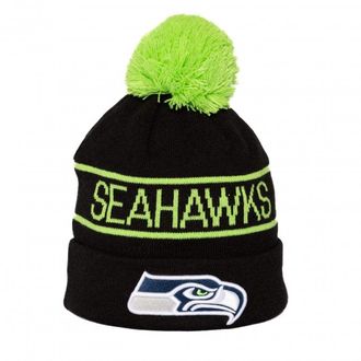 New Era Seattle Seahawks Storm III Beanie Sport Knit Schwarz, Schwarz, Einheitsgr&ouml;&szlig;e