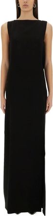 Max Mara Femme, Robes, Noir, Taille: 36 FR Creso Long Cady Dress