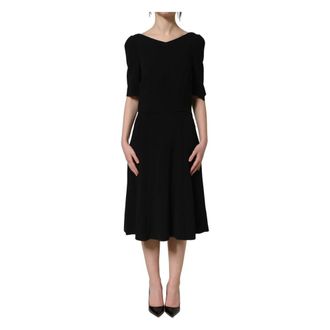 Dolce & Gabbana Damen, Kleider, Schwarzk, XSGr&ouml;&szlig;e