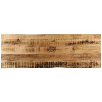 vidaXL Dessus de table bord vivant 120x40x2,5 cm bois de manguier brut Vidaxl
