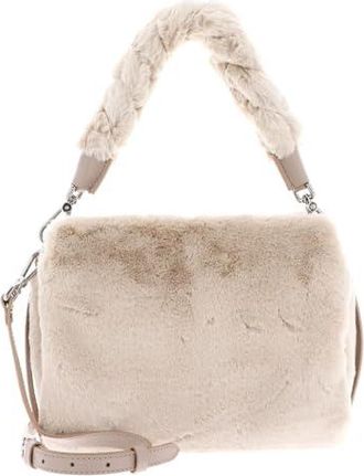 Coccinelle sac à main sac à épaule bandoulière Boheme Synthetic Fur Handbag Natural/Rosette beige