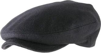 Classic Italy Béret - Casquette Plate imperméable, Homme ou Femme Langlaise - Taille 52 cm - Noir