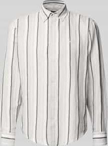 Boss Orange by Hugo Boss Regular Fit Freizeithemd aus Leinen-Baumwoll-Mix Modell RICOPLUS_M