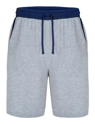 Ladeheid Herren Schlafanzughose kurz Herren Kurz Hose mit Taschen Shorts LA40-253 (Melange-Marineblau, XXL)