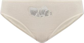 Hanro Femme, Sous-v&ecirc;tements, Beige, Taille: 42 FR Culottes en coton