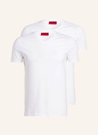 HUGO BOSS Hugo 2er-Pack V-Shirts weiss
