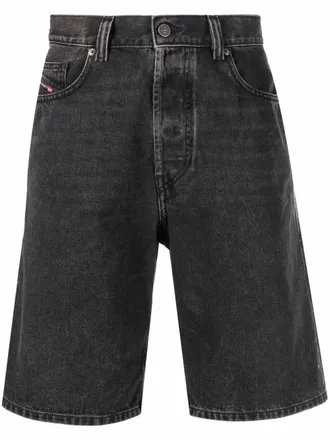 Diesel short D-MACS-Z en jean - Noir