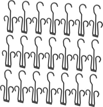 SOLUSTRE 36 St&uuml;ck H&auml;ngende Schuhhaken Hausschuhe Aufbewahrungsregal Kunststoff Schuh Display Haken Schuhgesch&auml;ft Display Hausschuhe Aufh&auml;nger Kunststoff Schuh 