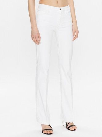 Guess Jeans Sexy Boot W3GA59 D4DN1 Wei&szlig; Skinny Fit