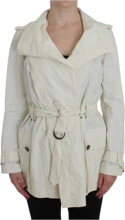 Plein Sud Damen, M&auml;ntel, Wei&szlig;, SGr&ouml;&szlig;e