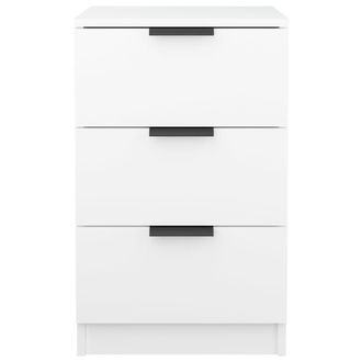 Generic Nachttische, Moderner Aufbewahrungs-Beistelltisch f&uuml;r Schlafzimmer mit Schubladen, Geeignet f&uuml;r die Aufbewahrung und Organisation Im Schlafzimmer (Wei