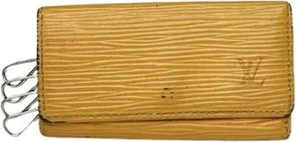 Louis Vuitton unisex, Pre-owned, Jaune, Taille: ONE Size Porte-cl&eacute;s en cuir Pre-owned