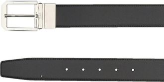 Ermenegildo Zegna Reversible Leather Belt - Black