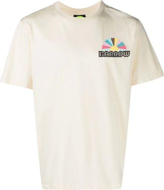 Barrow Barrow, Homme, Tops, Blanc, Taille: S Jersey T-Shirt