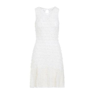 Chlo&eacute; Nude Neutrals Kleid mit Fransen-Details - - Dresses - Damen - Wei&szlig; - XS