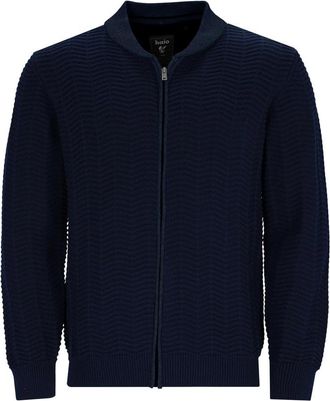 Hajo Strickjacke in Zick Zack-Struktur Allover