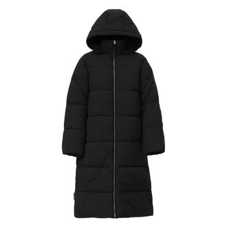 Closed Femme, Manteaux, Noir, Taille: 40 FR Longline Puffer Coat