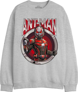 MARVEL Herren Meantmmsw012 Sweatshirt, Grau meliert, M