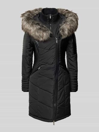 Only Shaped Fit Steppmantel mit Kunstfellbesatz Modell NEWLINETTE