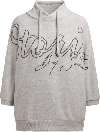 soccx Rundhalspullover aus Flauschstrick