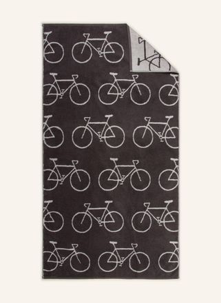 Caw&Ouml; Duschtuch Velo grau