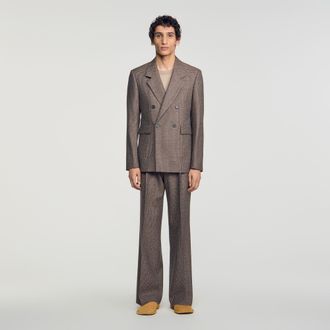 Sandro Veste de costume en laine