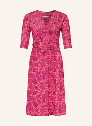 Marivie Marivie Kleid Sophisticated! In Wickeloptik Mit 3/4-Arm pink