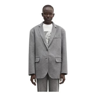 Anine Bing Quinn Blazer - - Jackets - Damen - Grau - S