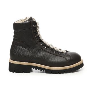 Eleventy Rindsleder Schn&uuml;rstiefel Kakao Farbe - - Shoes - Herren - Braun - 40 EU