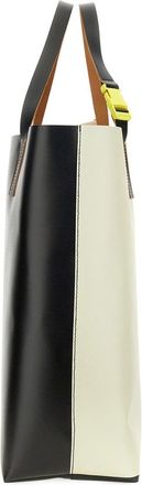 Marni Mens Tribeca Shopping Bag Multicolour Polyurethane Polyester Handbags Hand