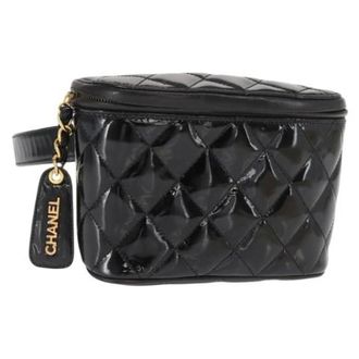 Chanel Pochette en cuir Pre-owned - Femme - Pre-owned - Noir - Taille: ONE Size