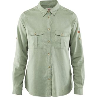 Fj&auml;llr&auml;ven Fjallraven 89843 &Ouml;vik Travel Shirt LS W Shirt Womens Sage Green XL